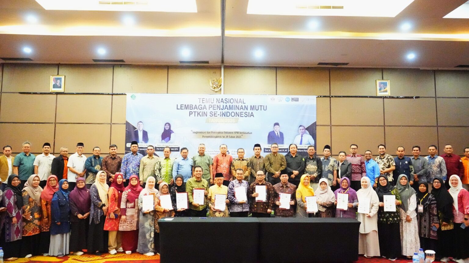 Perkuat SPMI, LPM IAIN Kendari bersama LPM PTKIN se-Indonesia Teken ...
